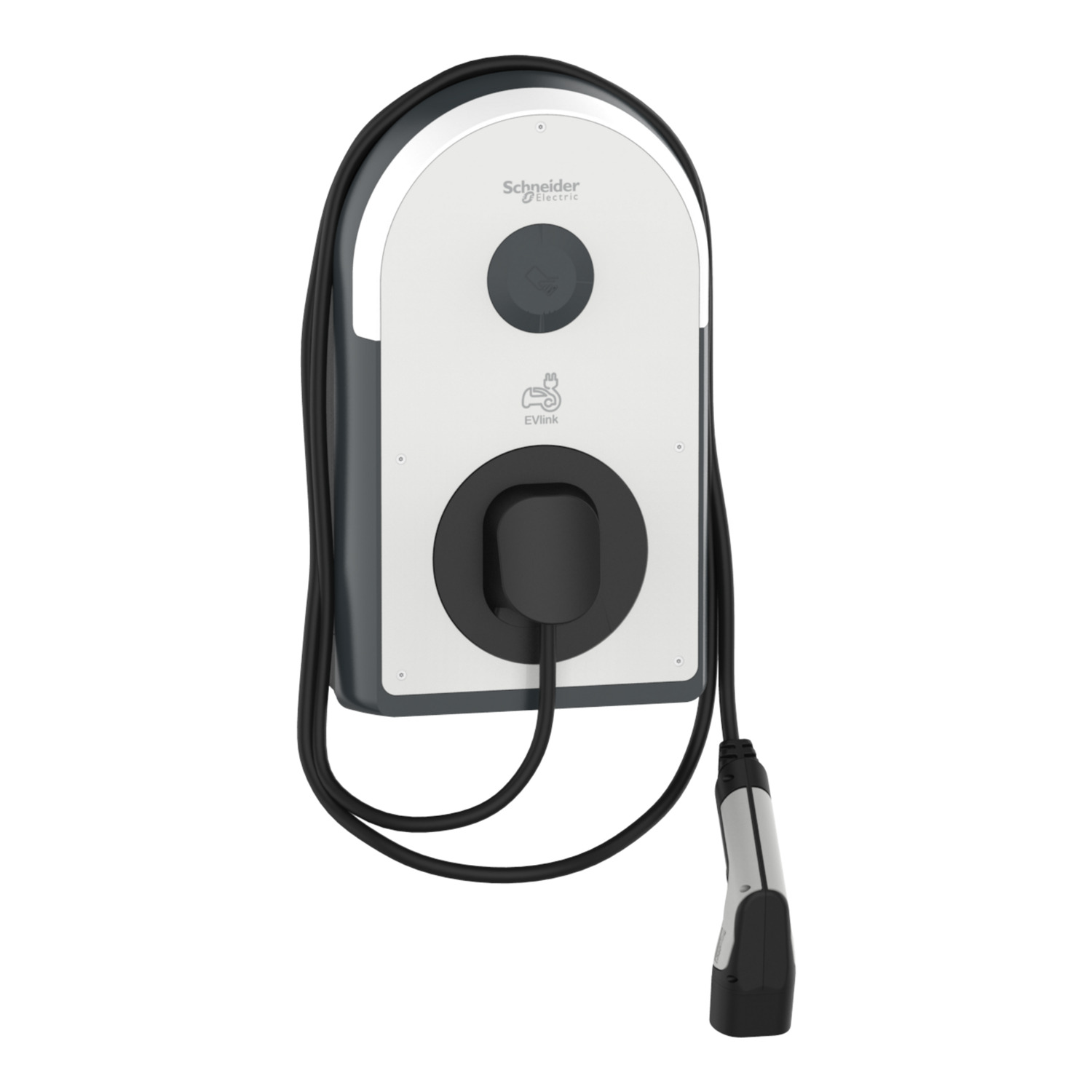 Charging station, EVlink Pro AC, 22kW, 32A, 3P+N, T2 attached cable ...